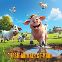 Farm Animals Go Moo! Song Download: Play & Listen Farm Animals Go Moo ...
