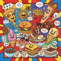 Large FRENCH FRIES Lyrics in English, Funk Flavor: The Food Interview ...