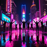 Neon Nights Song Download: Play & Listen Neon Nights all MP3 Song by ...
