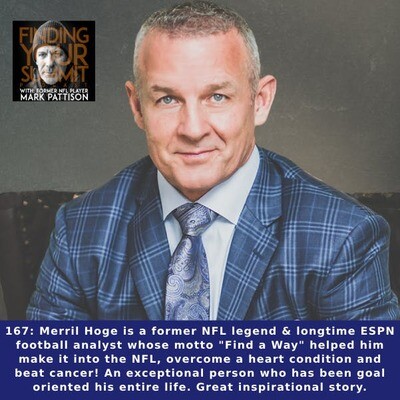 Merril Hoge is a former NFL legend & longtime ESPN football analyst ...