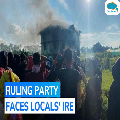 Angry mob sets local BJP office on fire in Manipur Song|Editorji ...